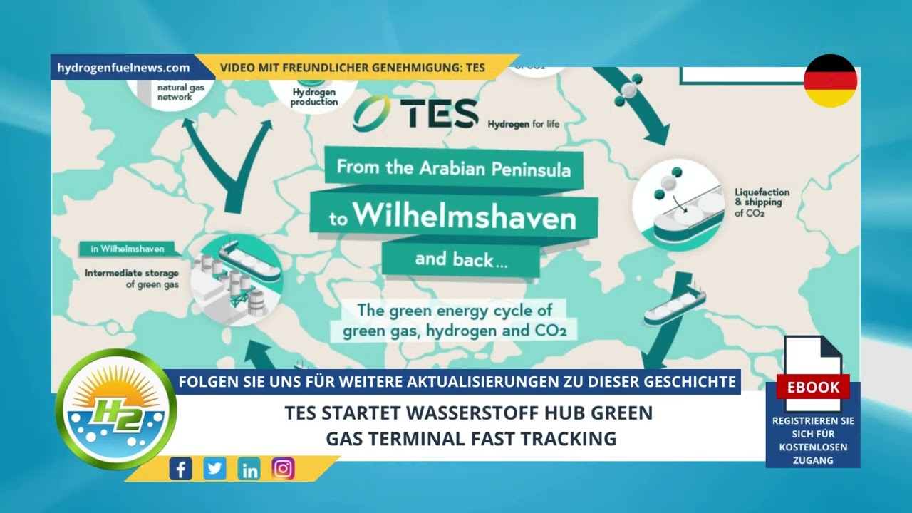 [Germany] TES launches green hydrogen hub Gr... | Open Video