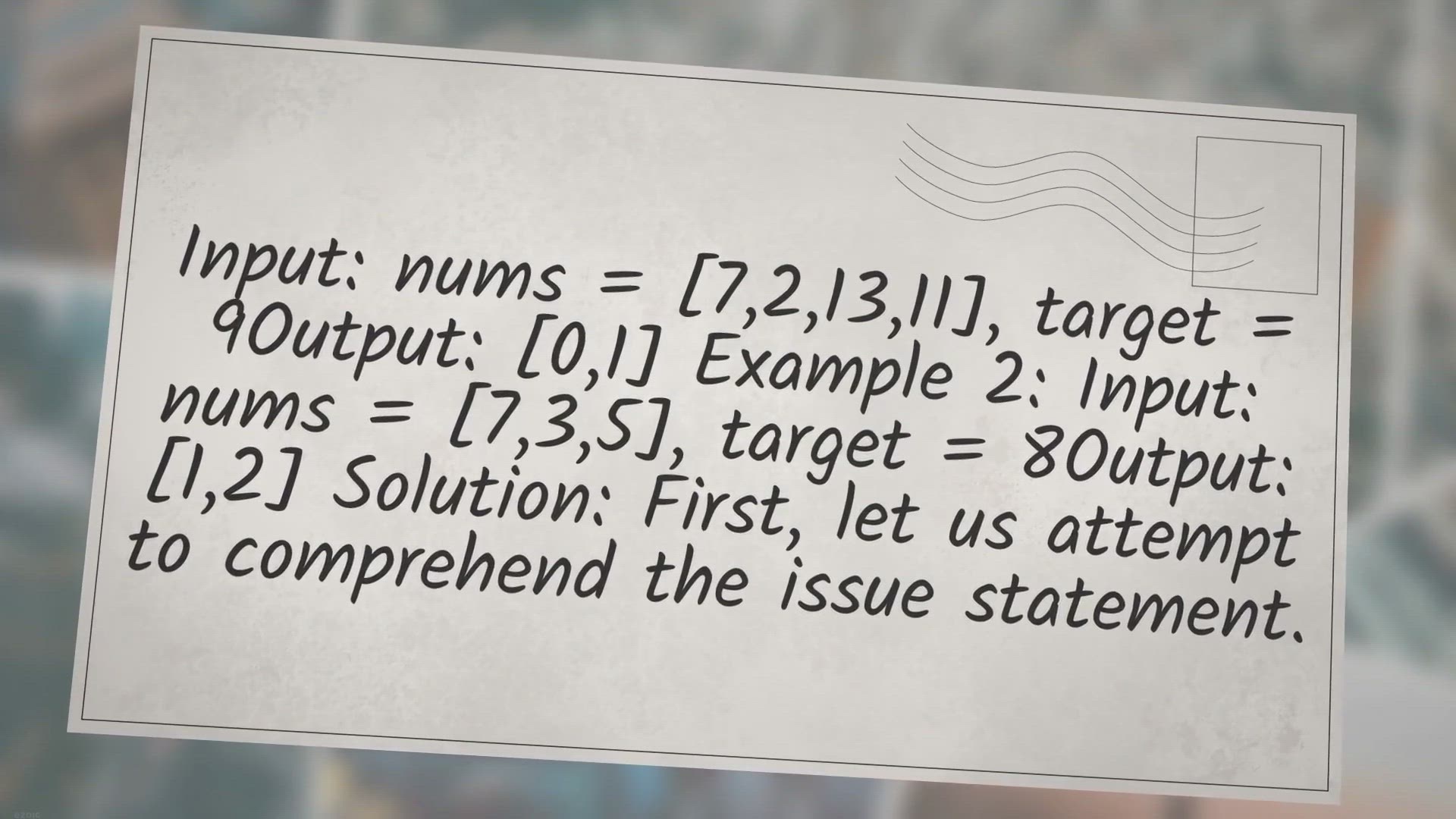 leet code : Two sum Problem solution