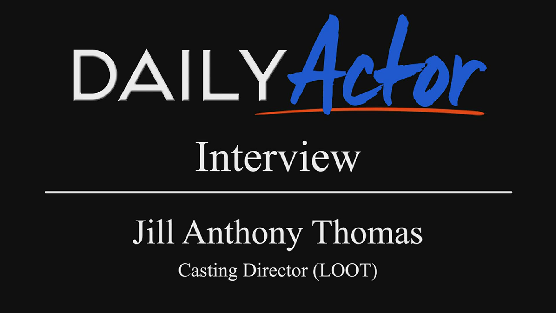 One Minute Monologues - Daily Actor: Monologues, Acting Tips, Interviews, Resources
