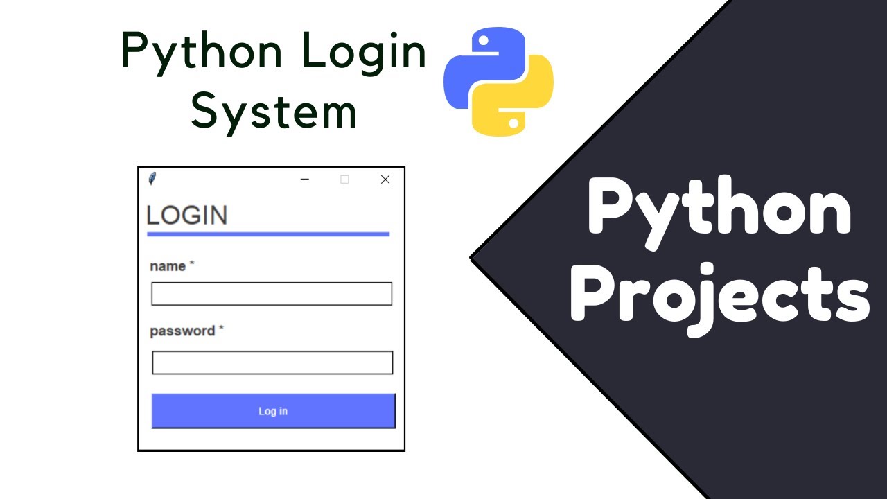 How to create a Python Login system | Python Project