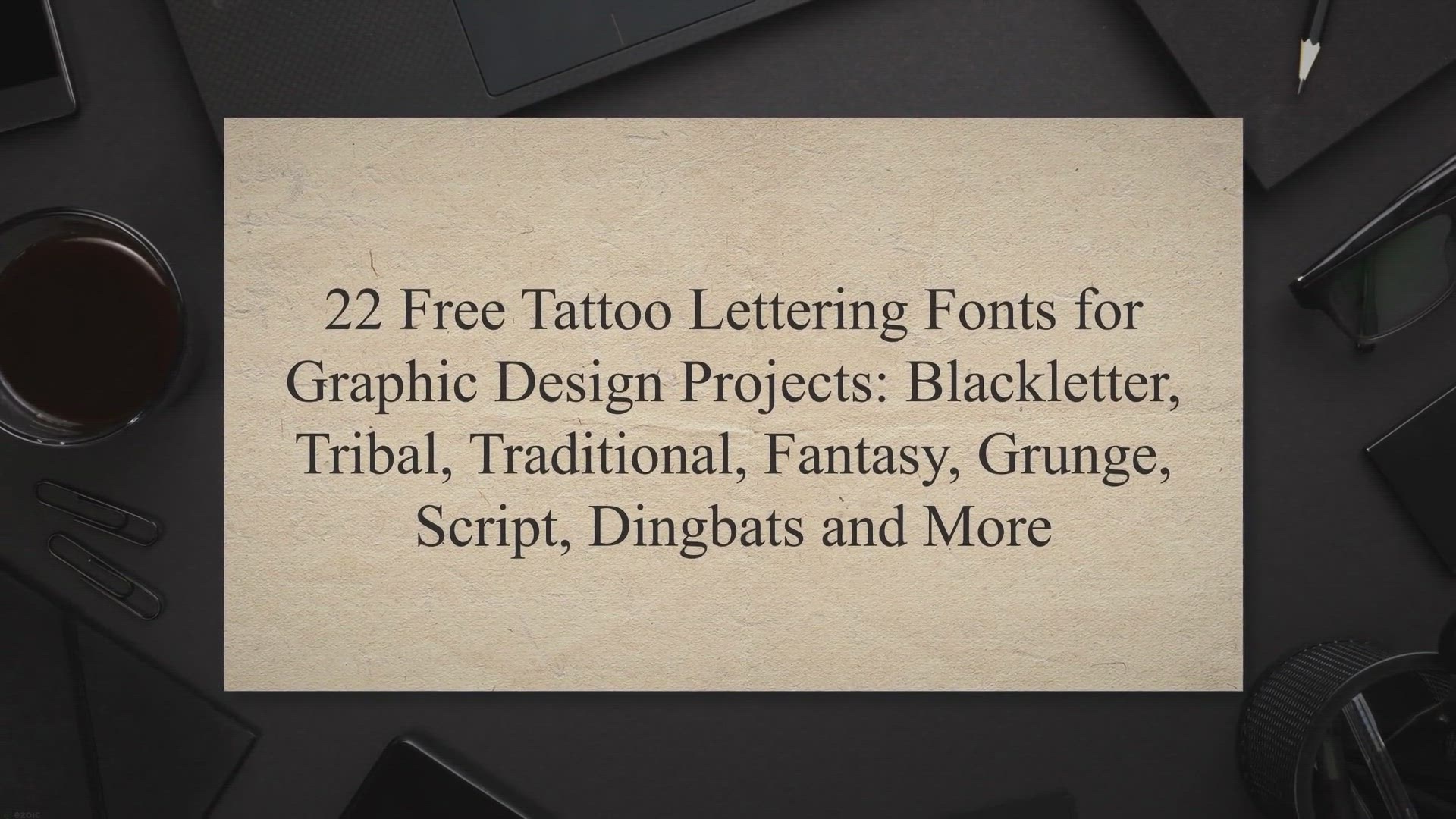 Tribal Lettering Font