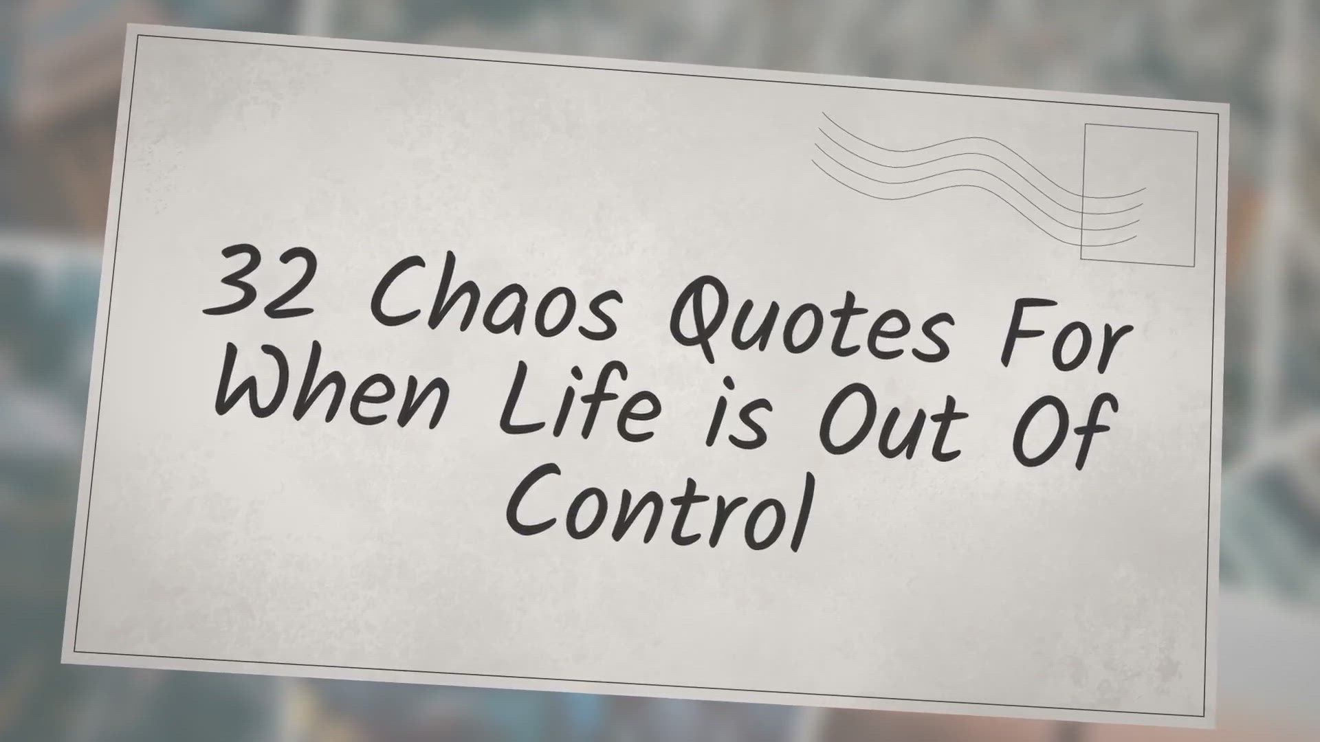 Order Vs Chaos Quotes