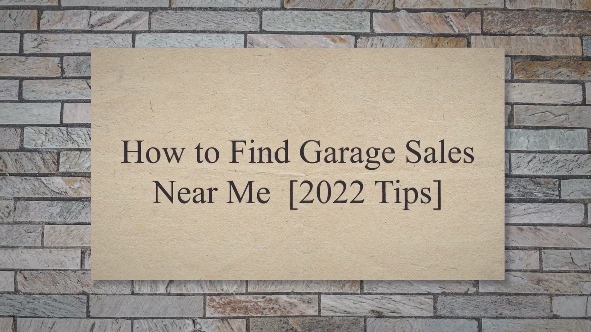 How to Find Garage Sales Near Me [2022 Tips] - Best Garag...