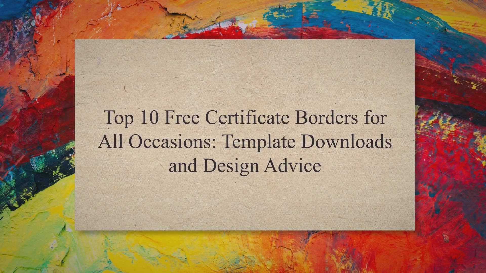 Free Certificate Border Templates Free Certificate Border Templates