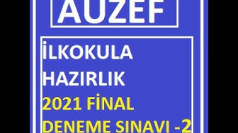 İlkokula Hazırlık 2021 Final Deneme Sınavı -2 | Humix Video