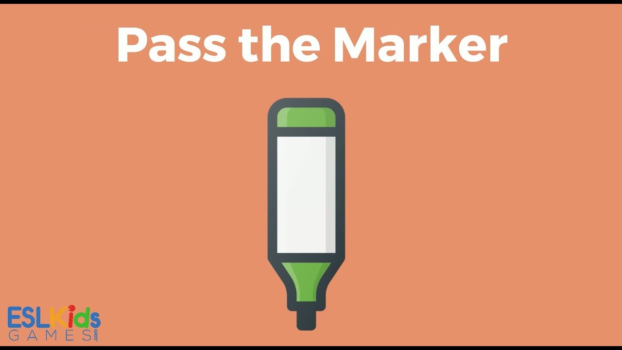 ESL Game: Pass the Marker