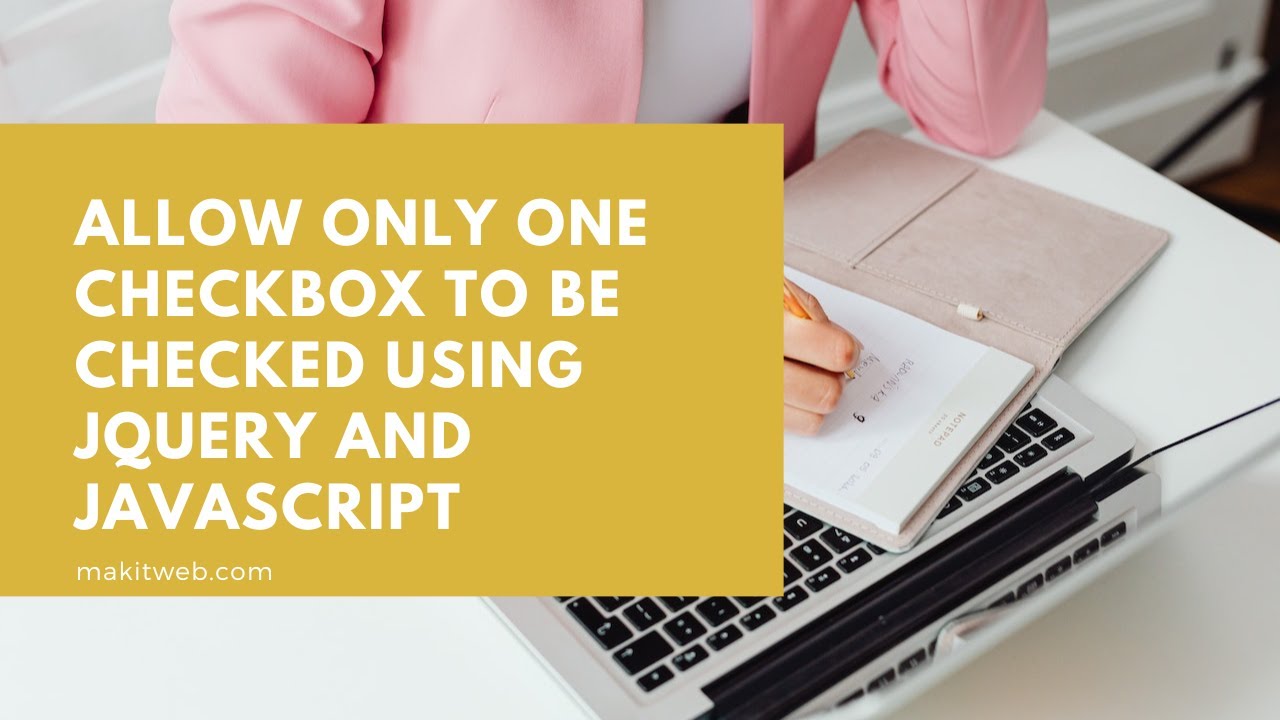How to Allow Only One Checkbox to Be Checked in HTML - Webtips How to Allow Only One Checkbox to Be Checked in HTML - Webtips