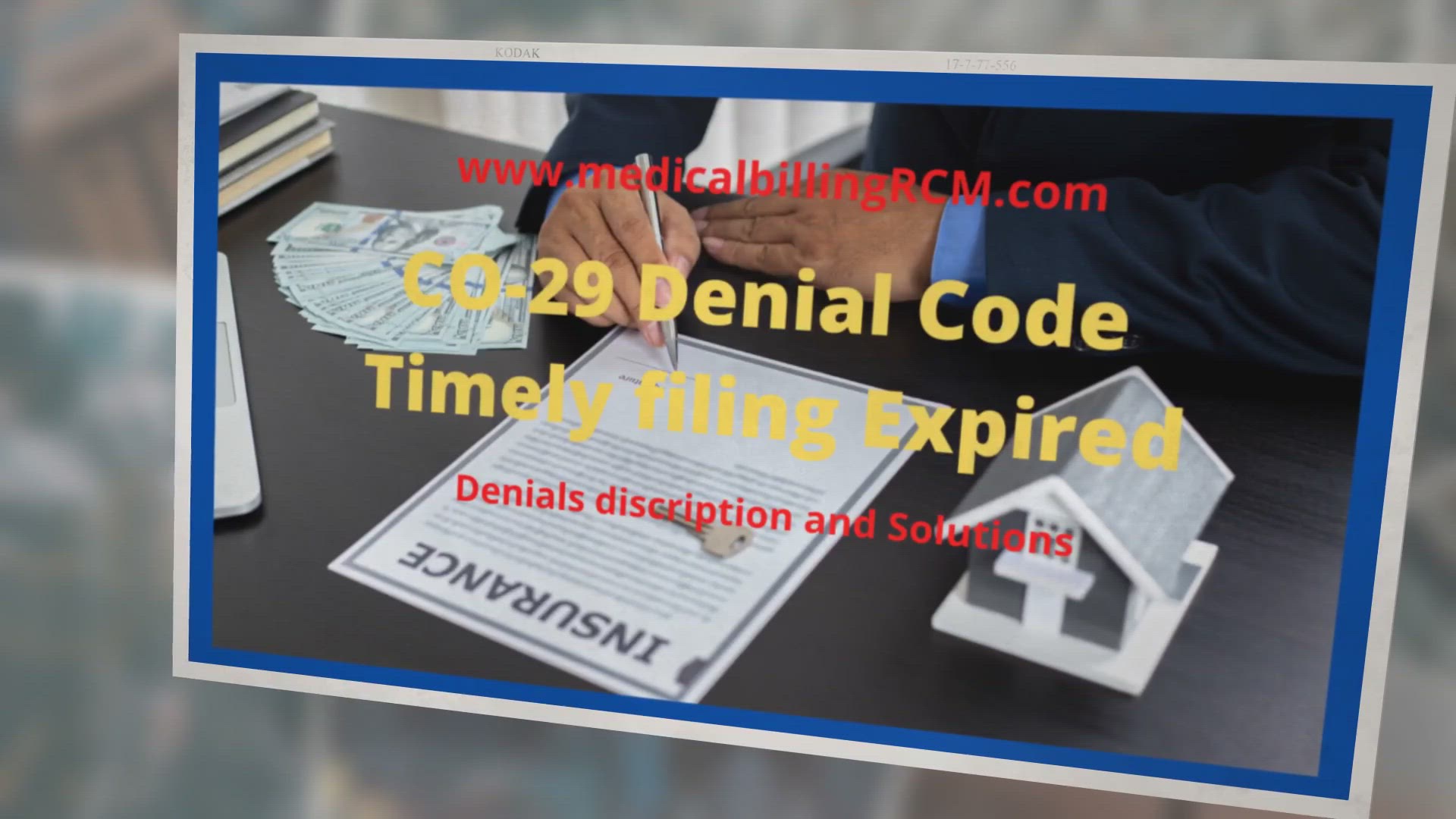 CO-29 Denial Code|Timely Filing Limit Expired